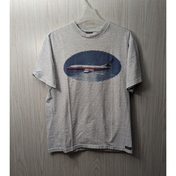 Jansport | Shirts | Vintage Jansport Shirt Mens Xxl Usair Gray Tee Made ...